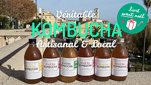 Riviera Kombucha, véritable kombucha Artisanal et Local